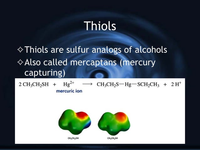 Thiols & sulfides | PPT
