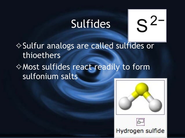 Thiols & sulfides | PPT