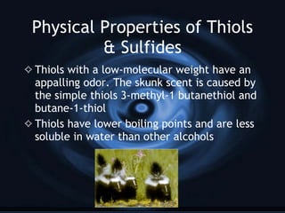 Thiols & sulfides | PPT