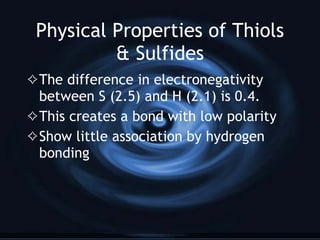 Thiols & sulfides | PPT