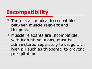 Drug Incompatibility | PPT