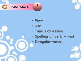 Here is a Powerpoint Presentation about the Simple Past Tense | PPT