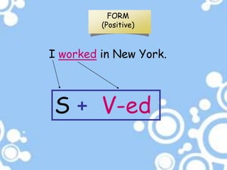 Here is a Powerpoint Presentation about the Simple Past Tense | PPT
