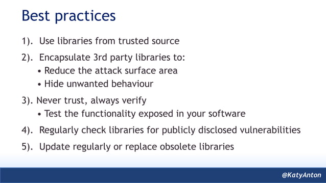 Tips to Reduce the Attack Surface When Using Third-Party Libraries ...