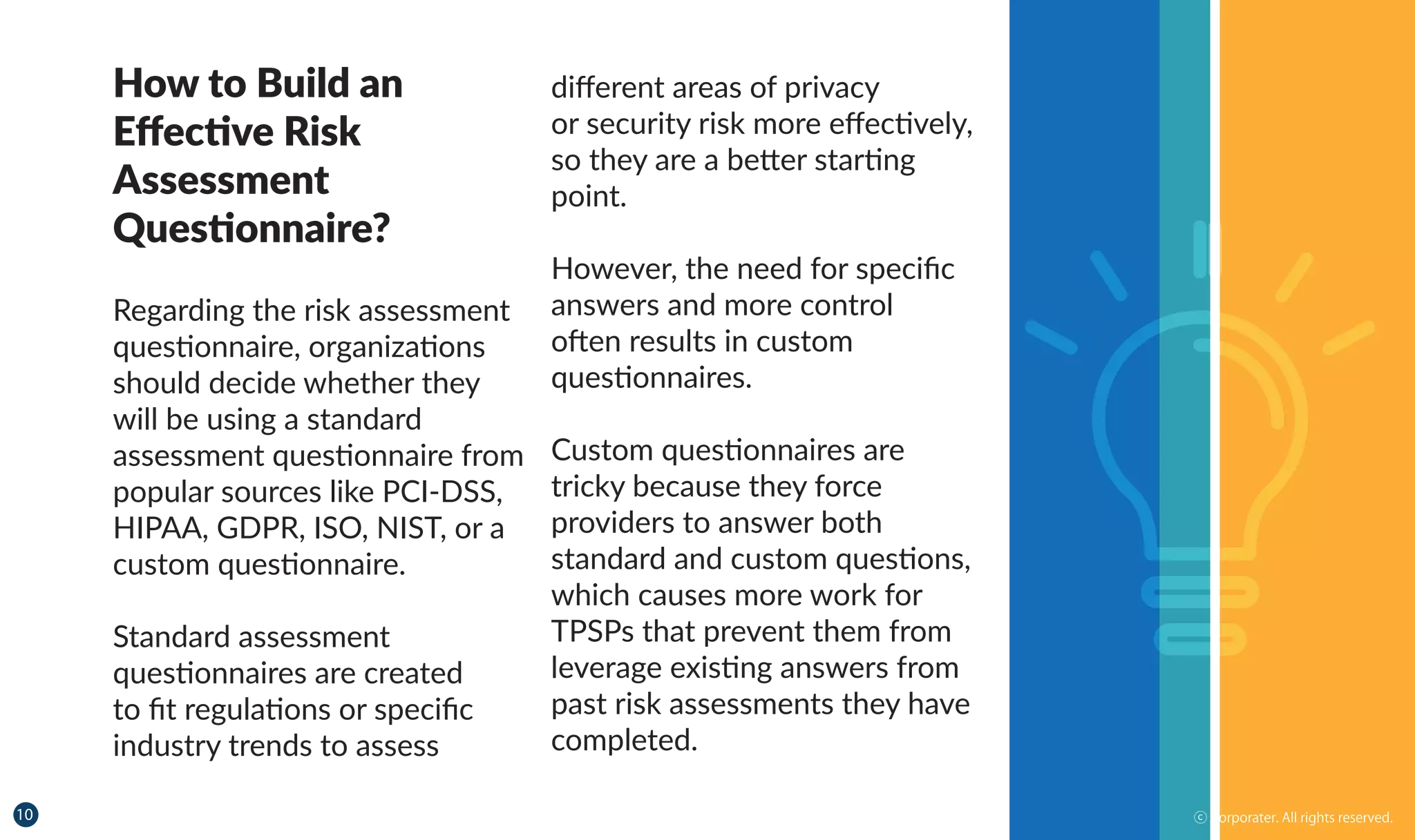 Third-Party Risk Management (TPRM) | Risk Assessment Questionnaires | PDF