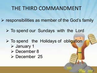 Third Commandment