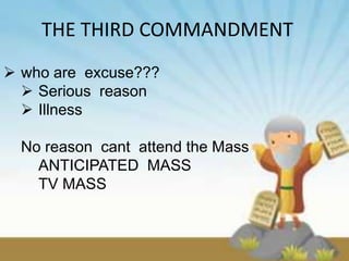 Third Commandment