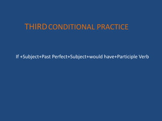 Third conditional. | PPTX | Soccer | Sports