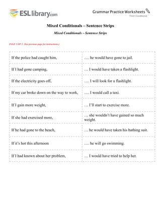 Third conditional | PDF