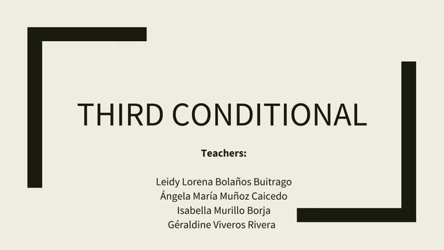 Third conditional | PPT