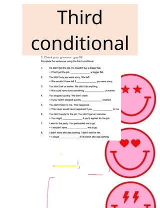 third conditional sentence in english for advanced | DOCX