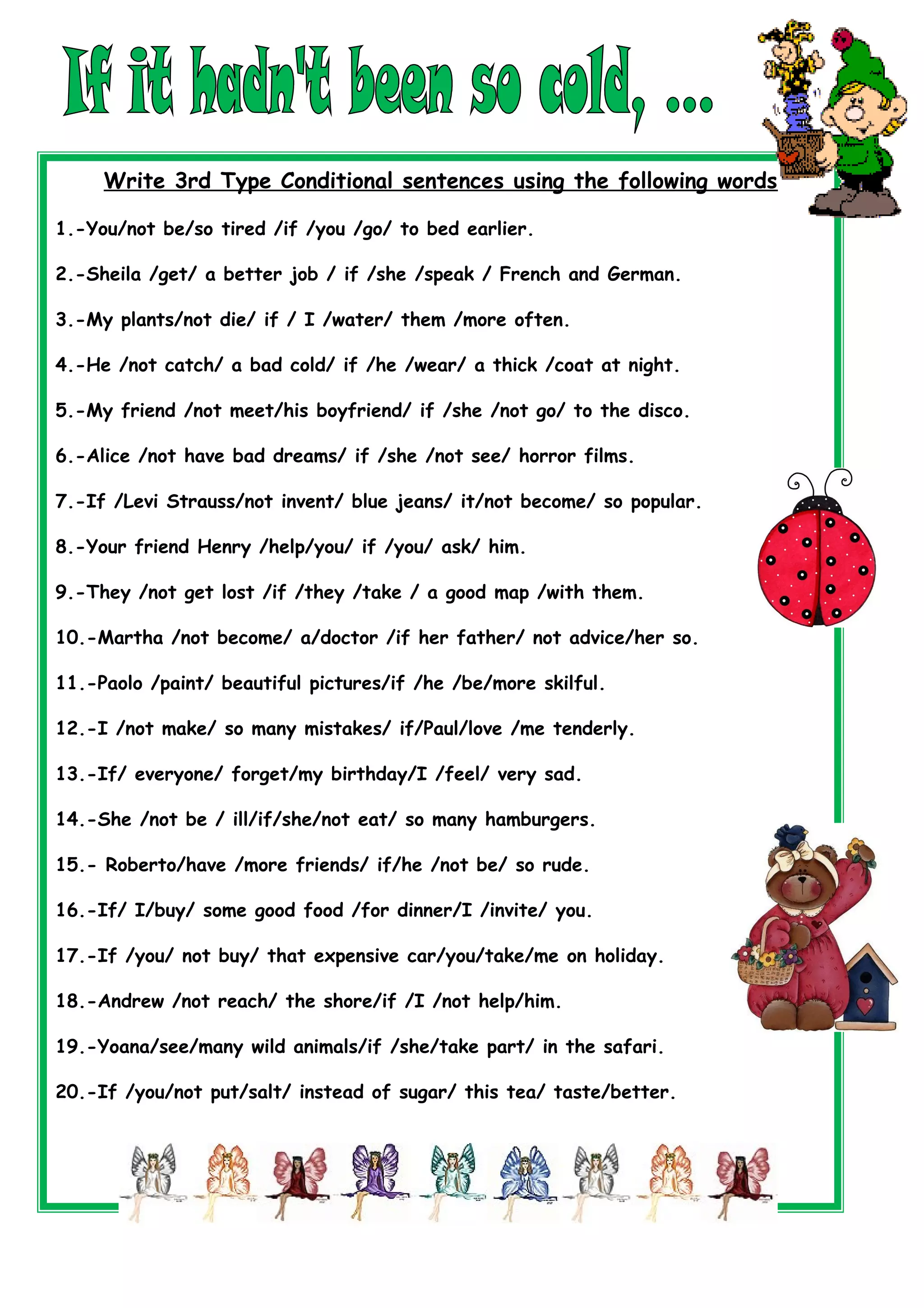 Third conditional 3a | PDF