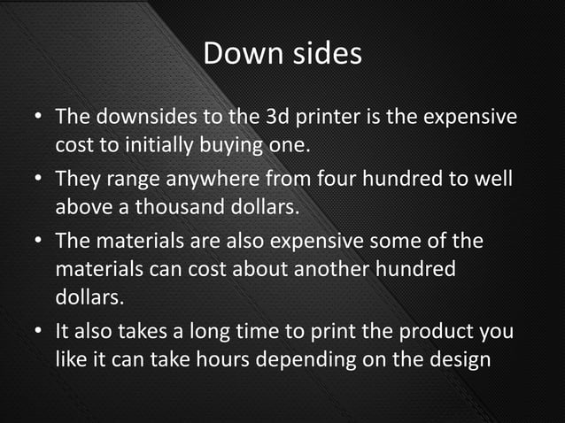 Third dimensional printers | PPT