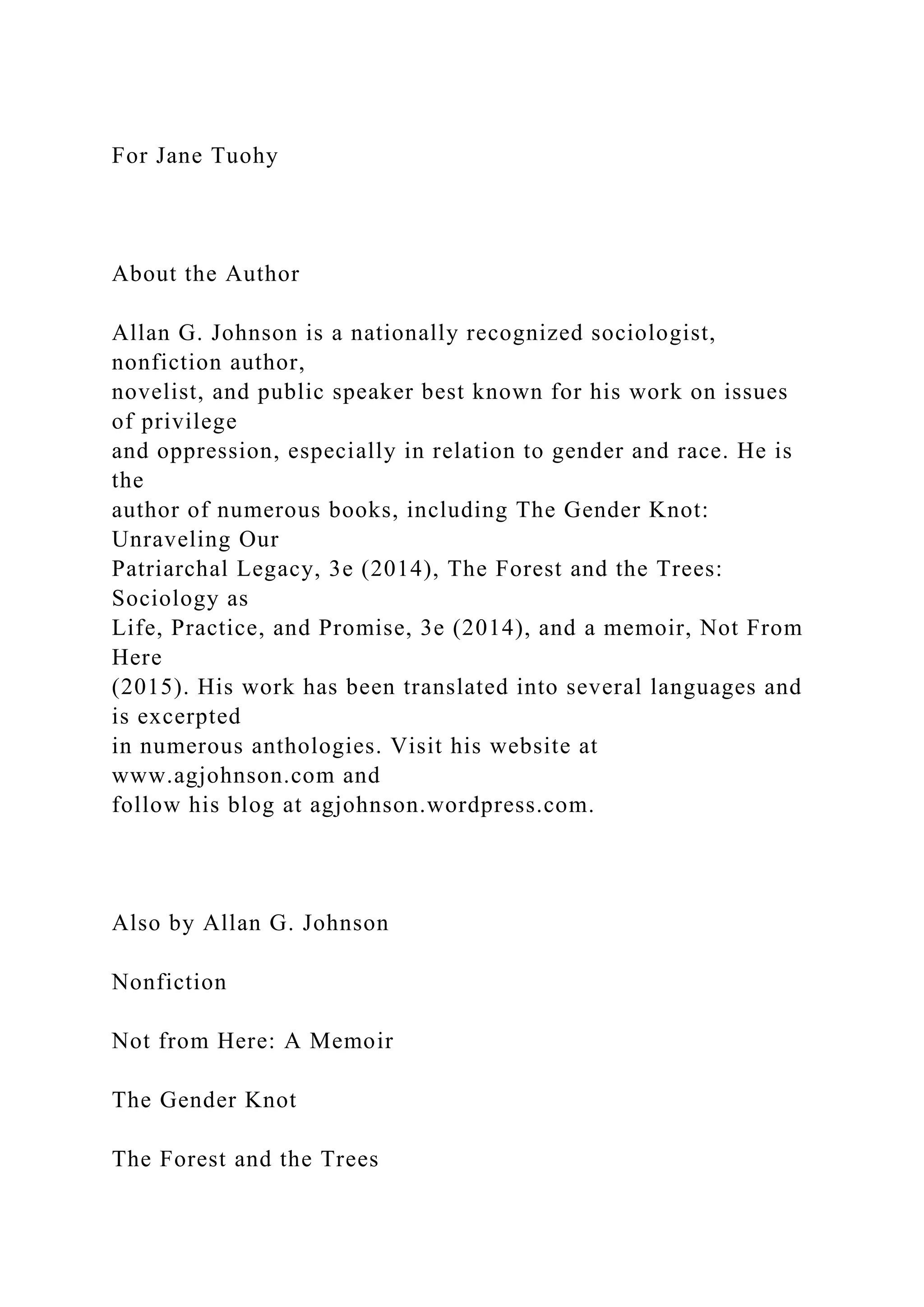 Third EditionPrivilege, Power,and DifferenceAllan G..docx