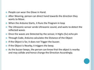 THIRD EYE FOR THE BLIND PEOPLE FINAL PRESENTATION | PPTX