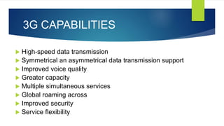Third generation (3g)wireless technology | PPTX
