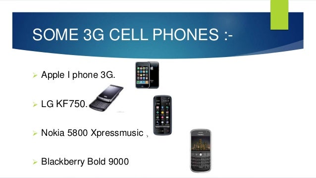 Third generation (3g)wireless technology