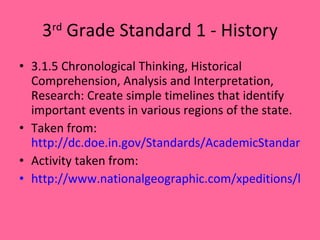 Third Grade Indicator | PPT | Education