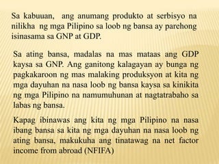 GROSS NATIONAL PRODUCT ECONOMICS 4 | PPTX