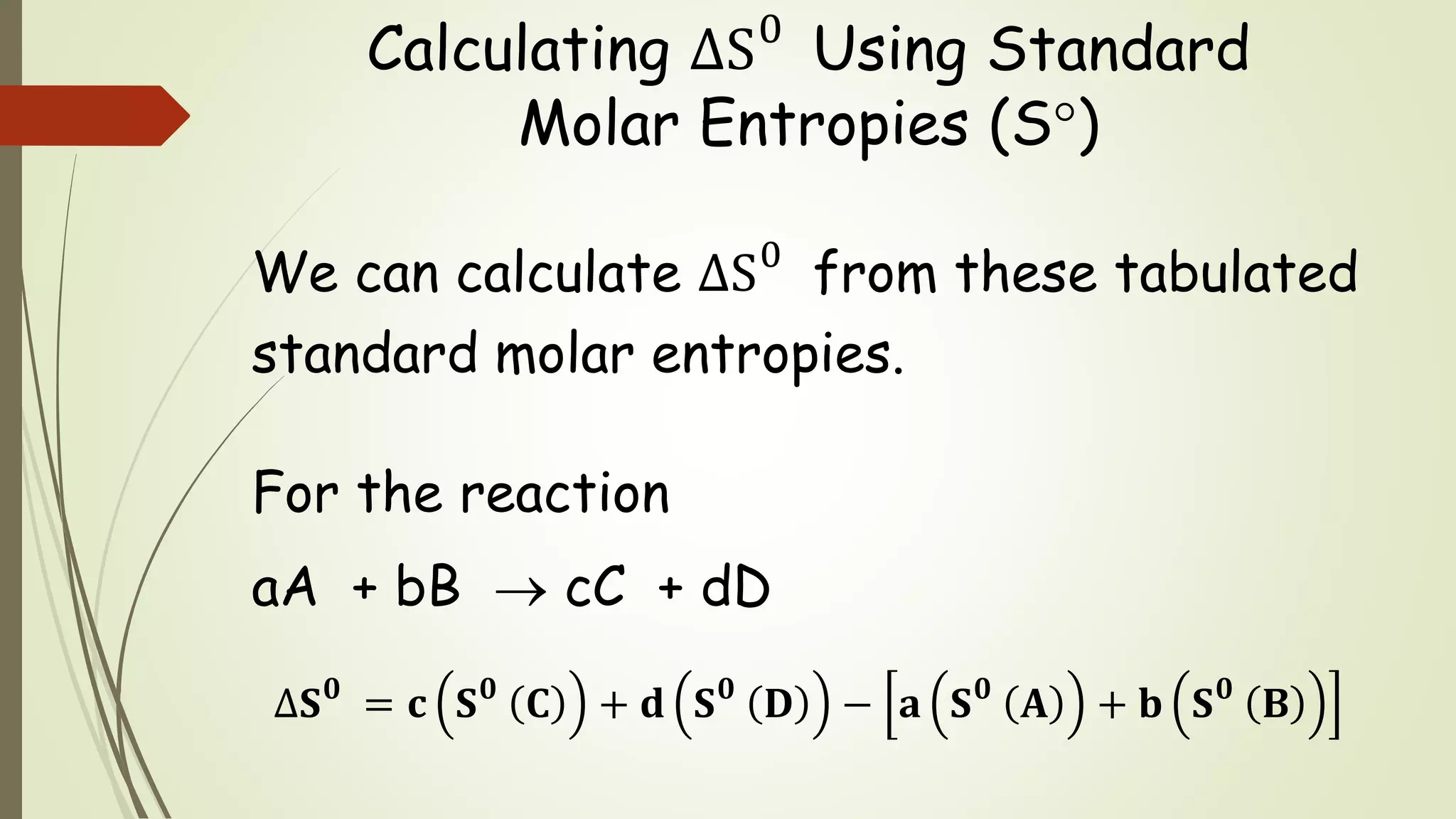 Chem 2 - Third Law of Thermodynamics and Standard Molar Entropy V | PPTX