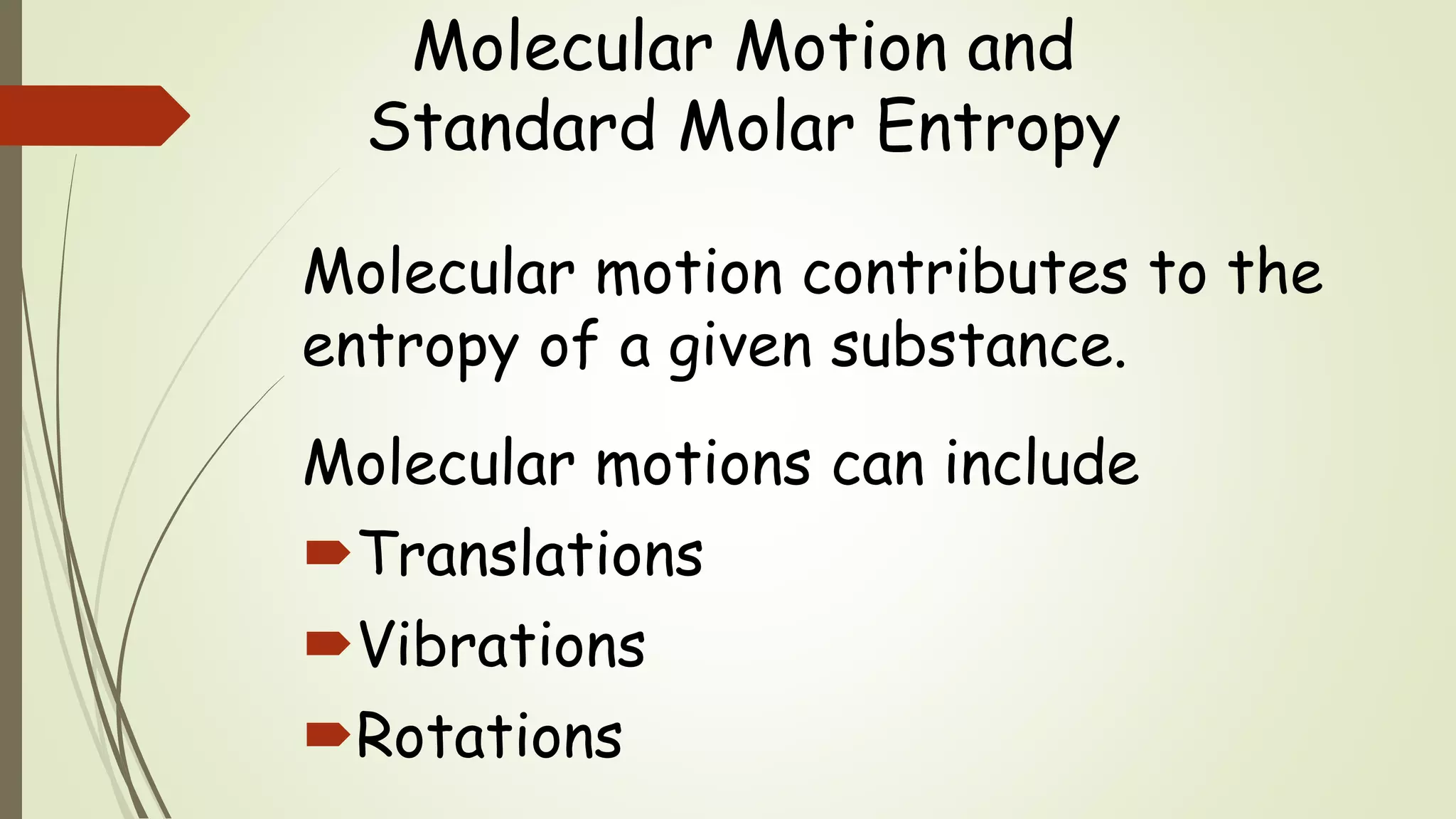 Chem 2 - Third Law of Thermodynamics and Standard Molar Entropy V | PPTX