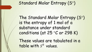 Chem 2 - Third Law of Thermodynamics and Standard Molar Entropy V | PPTX