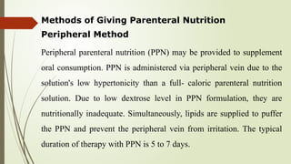 Total Parenteral Nutrition ICU Nurses' Knowledge | PPTX
