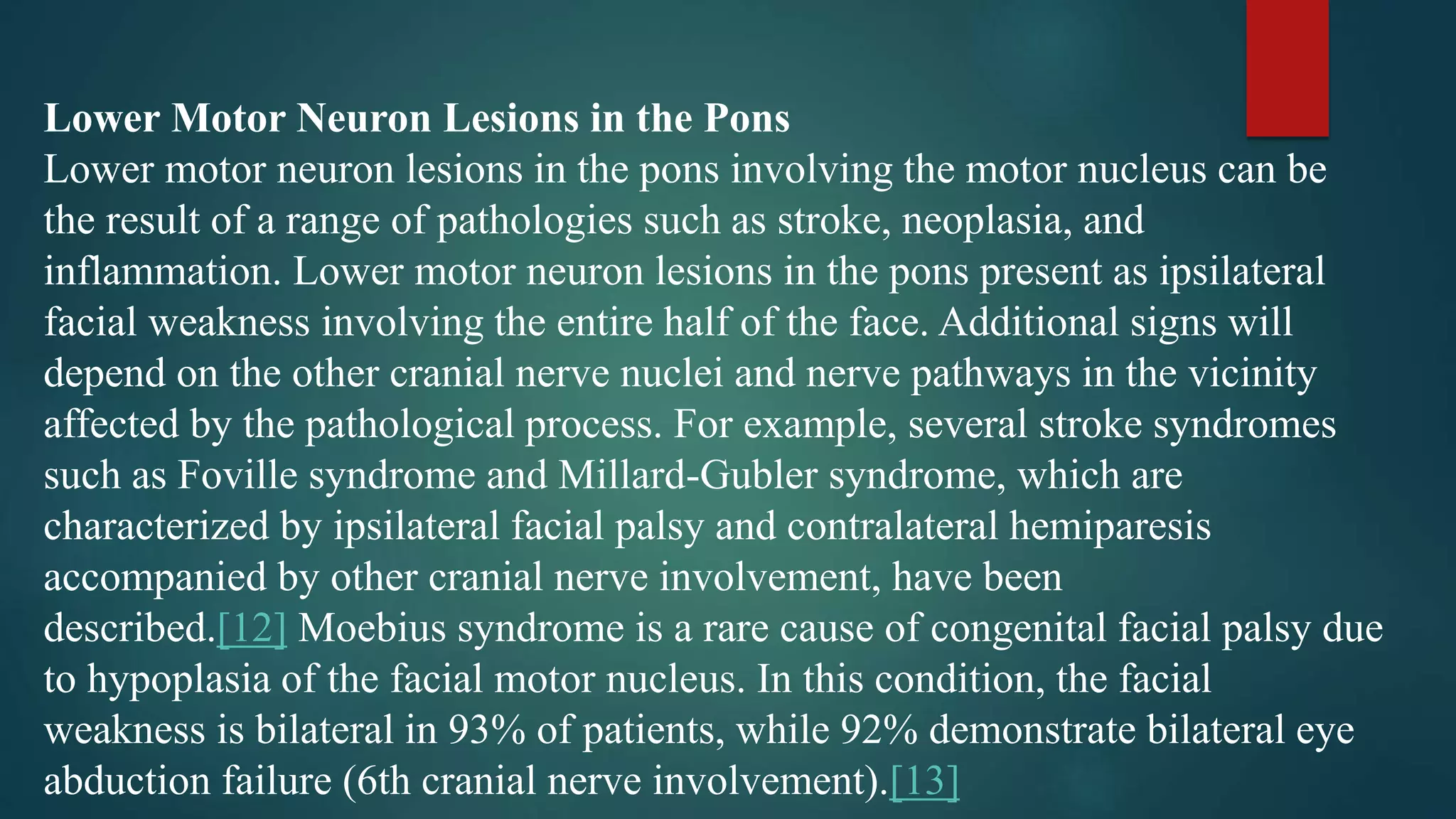 physiology of trigeminal nerve, UMNL& LMNL facial paralysis, taste ...