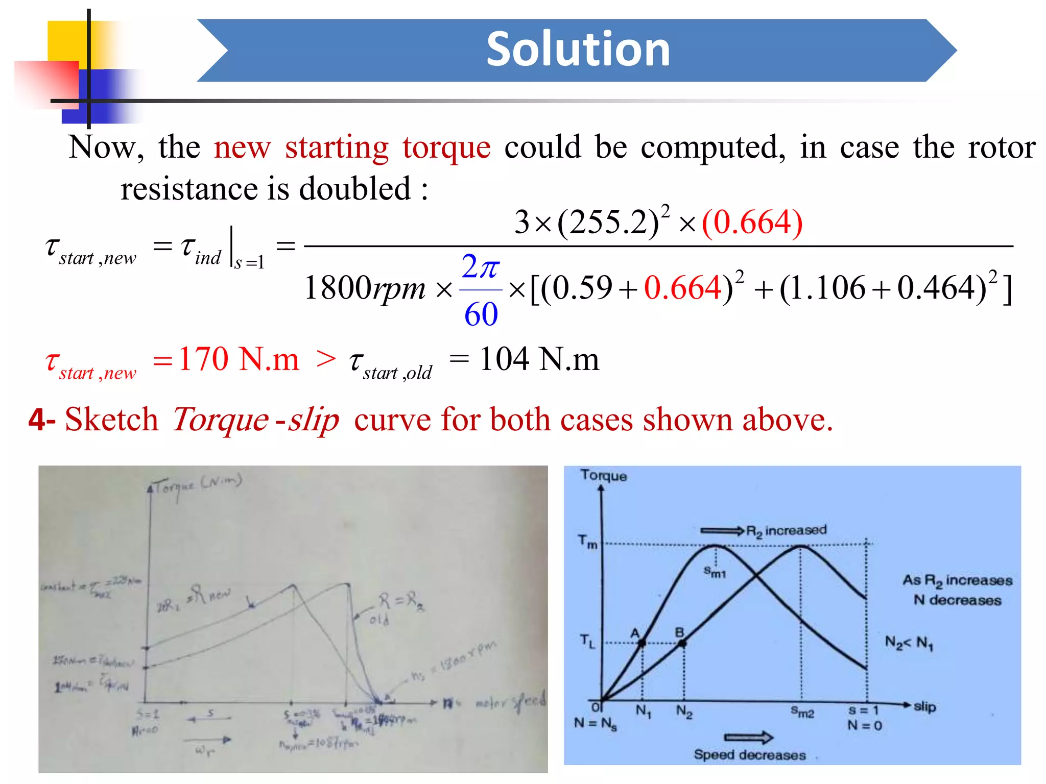 Torque - Slip Characteristic of a three phase induction motor | PDF