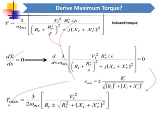 Torque - Slip Characteristic of a three phase induction motor | PDF