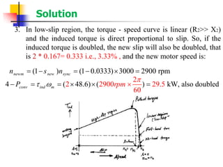 Torque - Slip Characteristic of a three phase induction motor | PDF