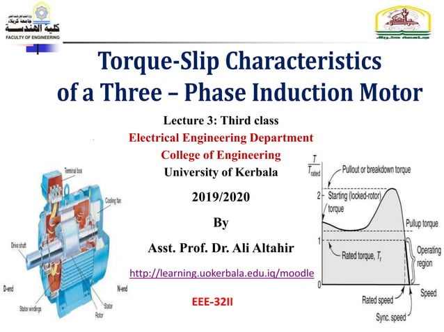 Third lecture of a three phase induction machine | PPT