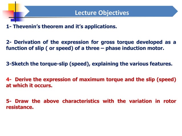 Third Lecture Of A Three Phase Induction Machine Ppt