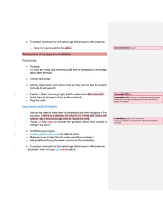 Third lesson plan | PDF