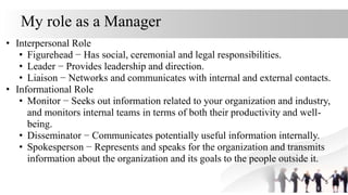 Manager of a company | PPT