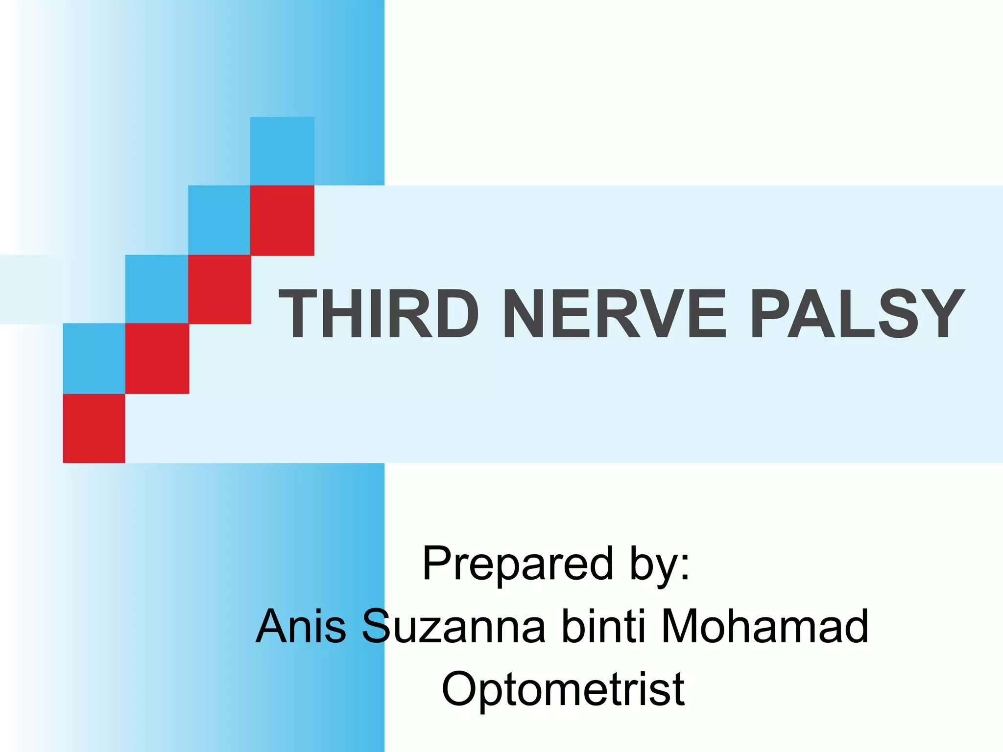 THIRD NERVE PALSY | PPT