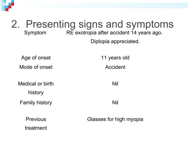 Case Presentation Third Nerve Palsy Ppt