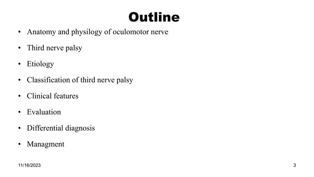 Third nerve palsy.pptx