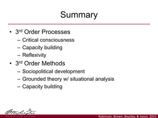 Third-Order Change As a Systems Theory for Community Psychology | PPT