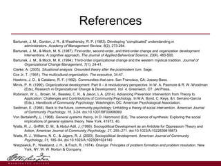 Third-Order Change As a Systems Theory for Community Psychology | PPTX