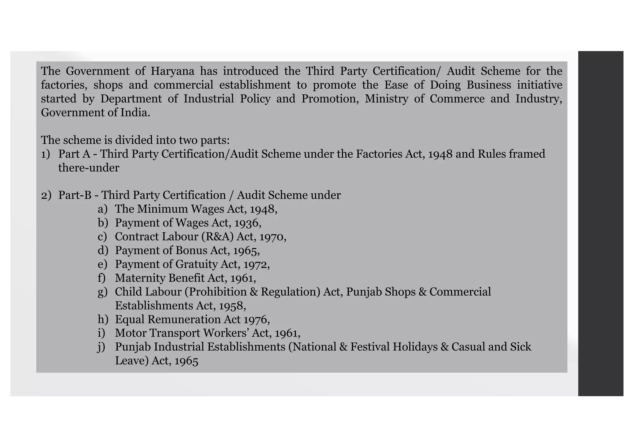 Third Party Audit/Certification Sheme | PDF | Industrial Property ...