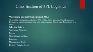 Third party logistics | PPTX