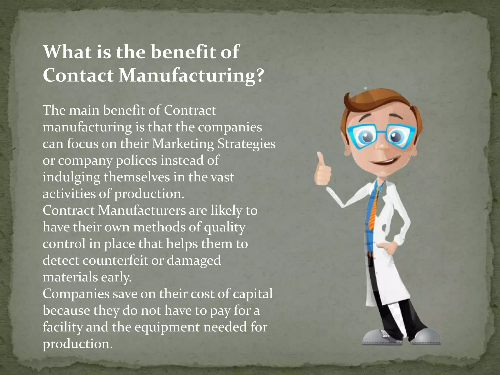 What is Contract Manufacturing? | PPTX