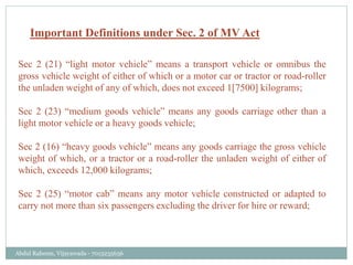 THIRD PARTY ACCIDENT CLAIMS – IMPORTANT SECTIONS UNDER MOTOR VEHICLES ...