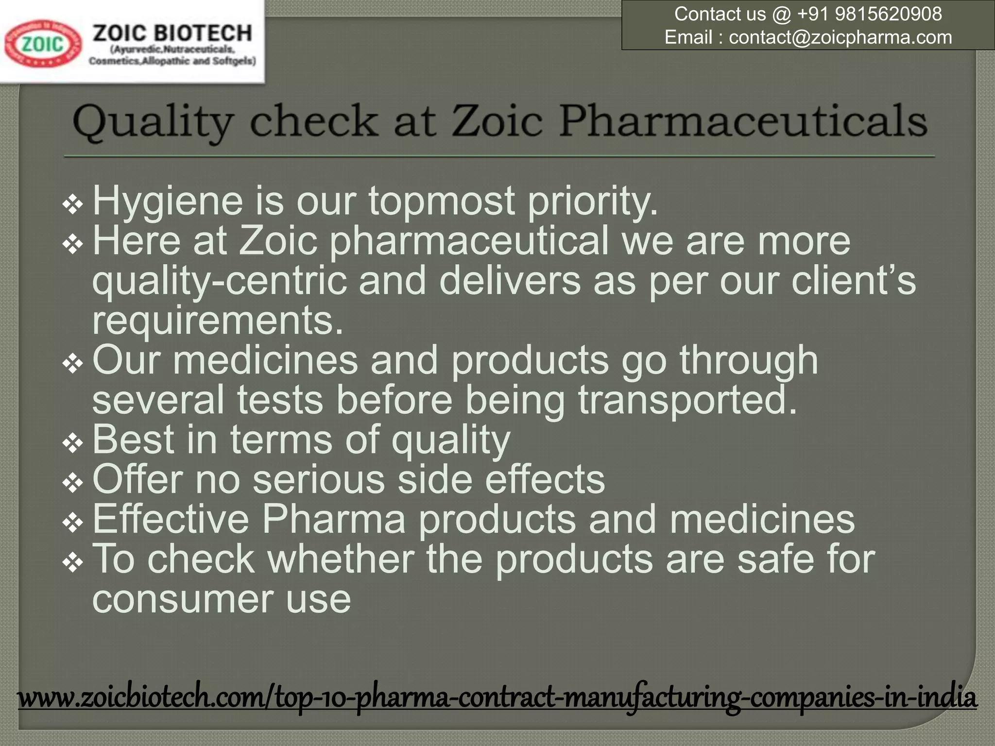 Third party pharma manufacturing company in uttarakhand | PPTX