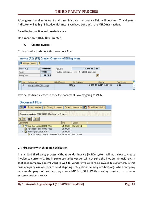 Third party process | PDF | Logistics | Business