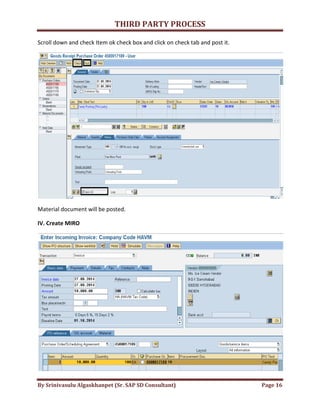 Third party process | PDF