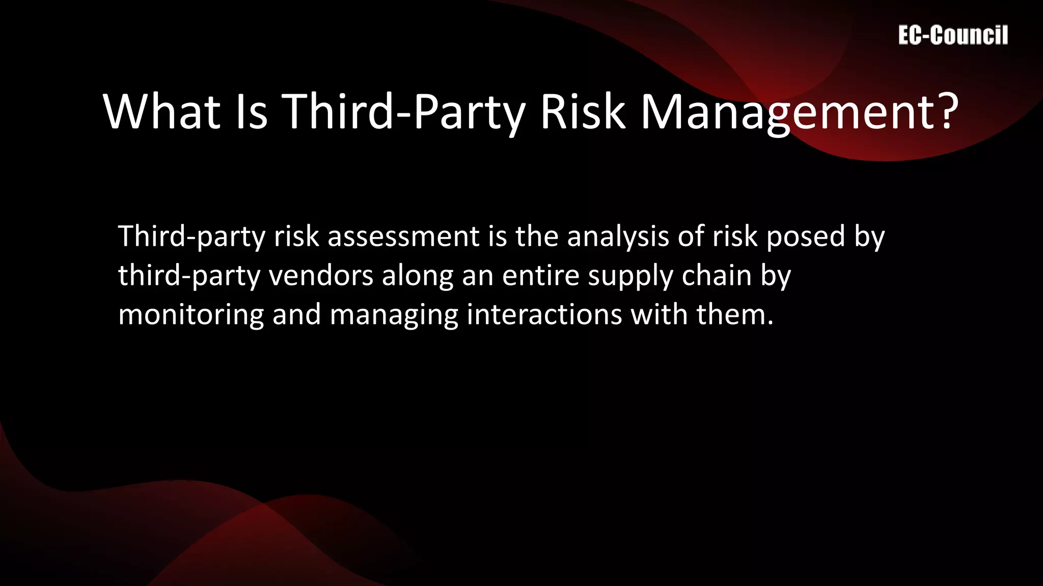 Third Party Risk Management | PPTX