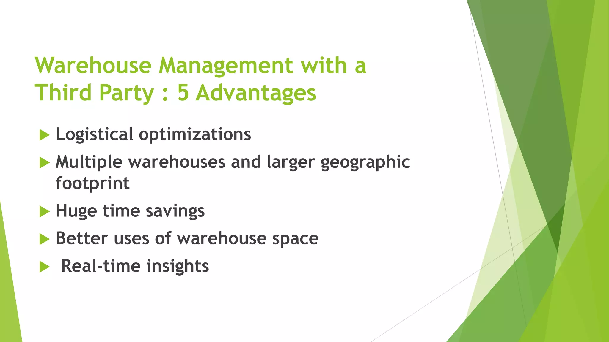Third party warehouse management | PPTX