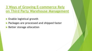 Third party warehouse management | PPTX